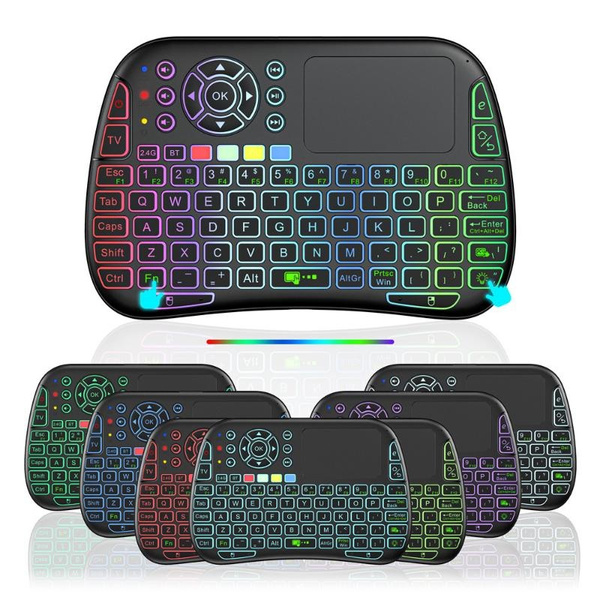 2023 New 2.4GHz Mini Wireless Keyboard Controller with Touchpad Mouse ...