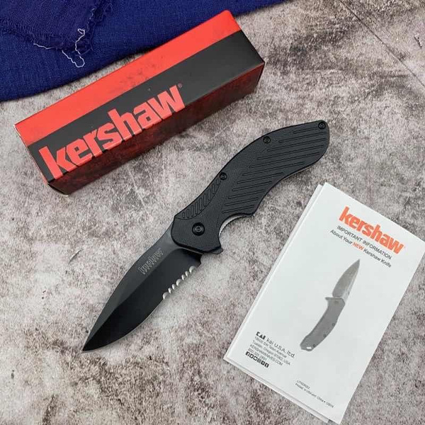 Tactical Spring Assisted Folding Knife Kershaw Clash Pocket Knife ...