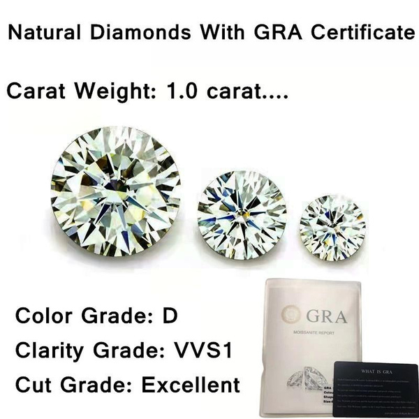Natural Diamonds D Color Round Shape VVS1 Excellent Clarity Natual ...