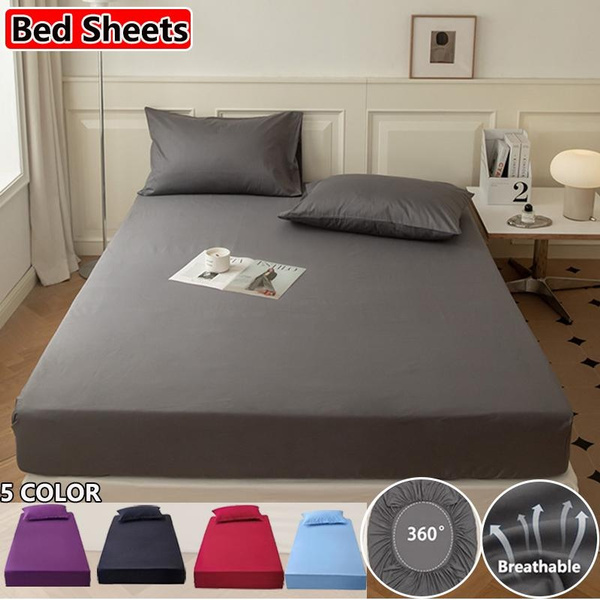 Bed Sheets 11 Inches Deep Pockets Mattress Protector, High Elastic Pre ...