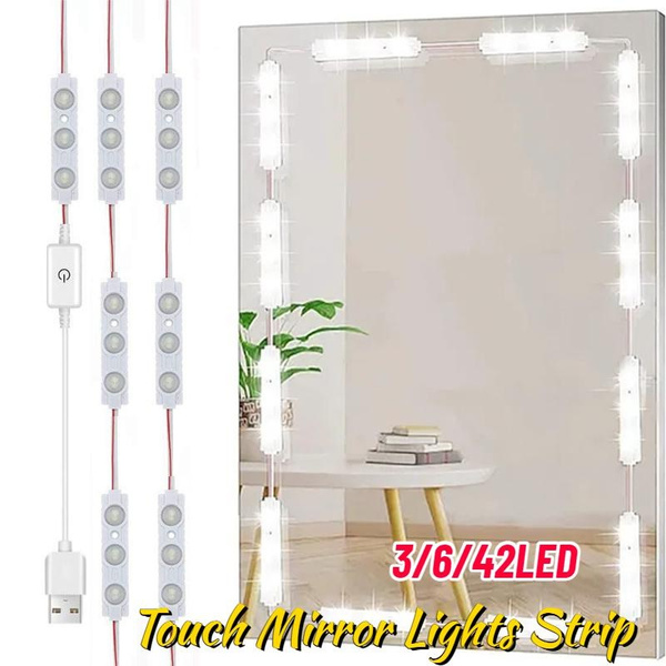 Led Vanity Mirror Lights, Hollywood Style Vanity Make Up Light Ultra ...