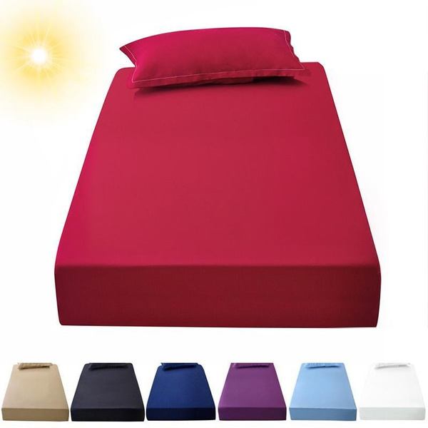Bed Sheets 11 Inches Deep Pockets Mattress Protector, High Elastic Pre ...
