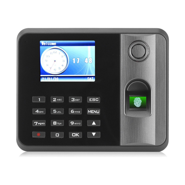 Attendance Machine, Office Employee Punch Clock Time Clock Fingerprint ...