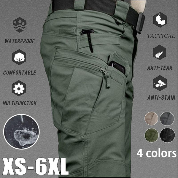 Men's Cargo Pants Tactical Pants For Men Multi Pocket Elastic Military ...
