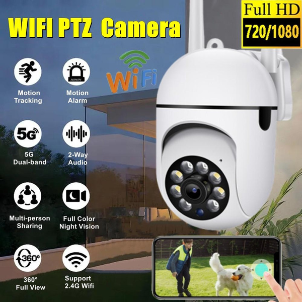 1080P/720P 2.4Ghz&5Ghz WiFi IP Camera Wireless Speed Dome PTZ CCTV IR ...