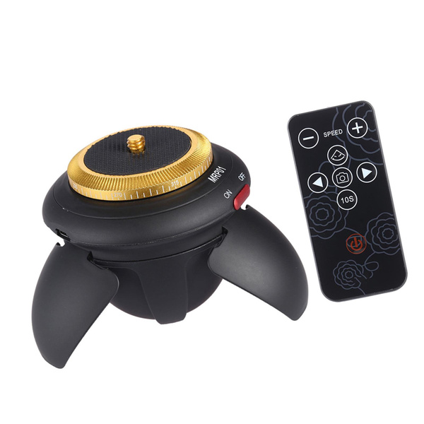 Mini Electric Panorama Head 360¡ã Rotation Time Lapse Tripod Head for ...