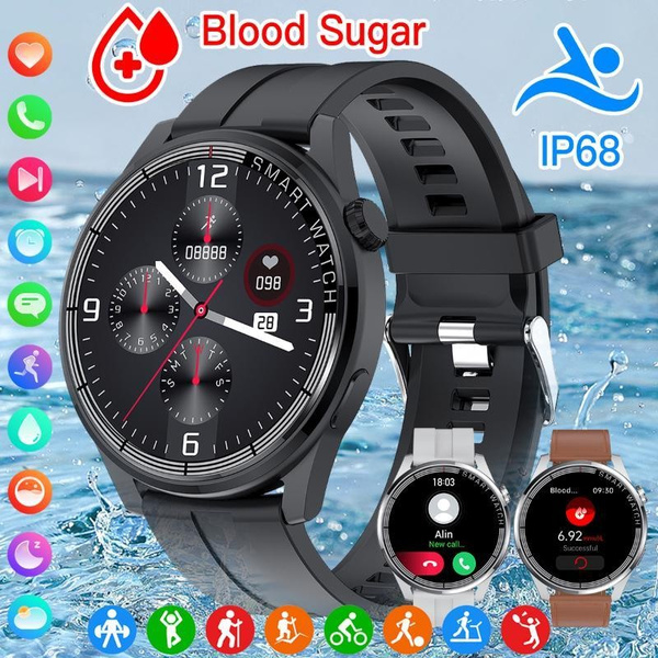 Smartwatch with Blood Glucose Measurement,Blood Glucose Fitness Tracker ...