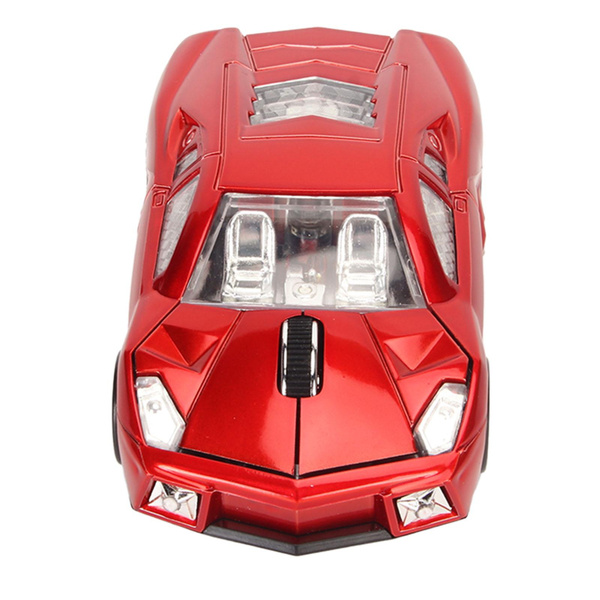 2.4GHz Cool Sport Car Shape Wireless Mouse, Gaming Optical Cordless ...