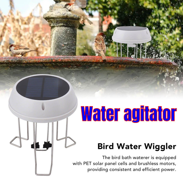 Solar Water Agitator Bird Bath Waterer Wiggler Water Mixer Solar ...