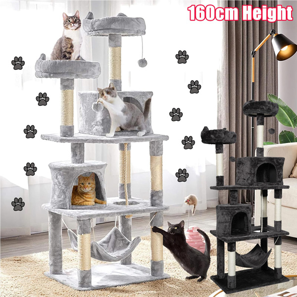 Cat Tree Cat Tower with Scratching Post Cat Condos Kitty Climber Tree ...