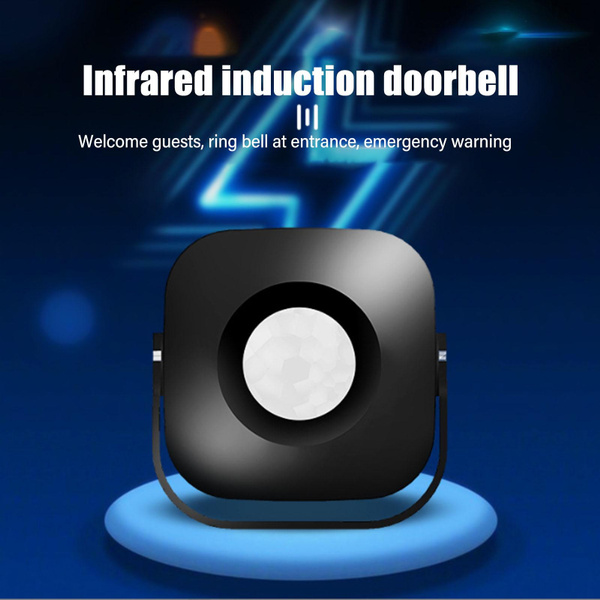 Infrared Motion Sensor Door Alarm,Wireless Wall Mounted,Visitor ...