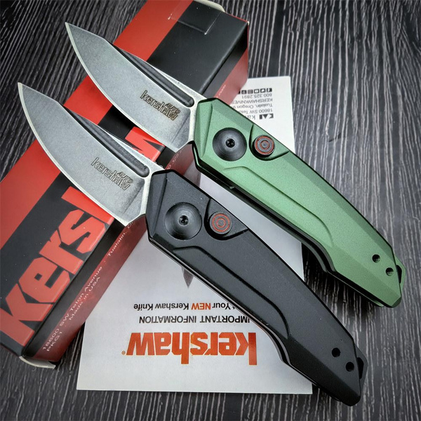 Kershaw 7250 Launch 9 AUTO Folding Knife 1.8" Machined Surface CPM-154 ...