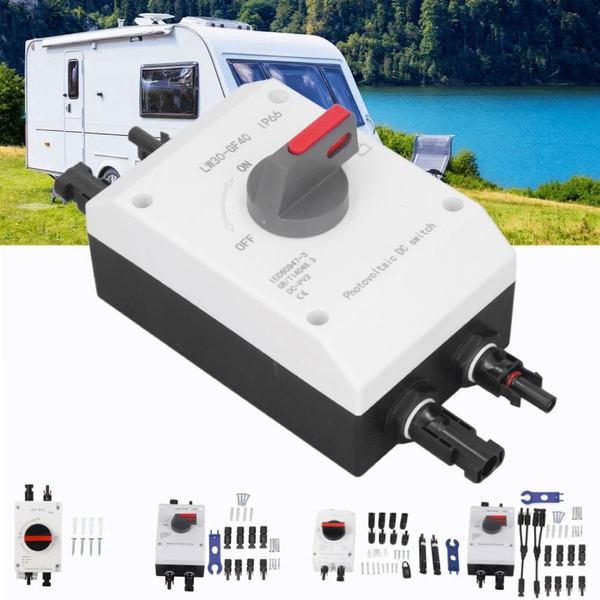 DC Isolator Switch Solar, 4P Photovoltaic DC Isolator Solar Switch IP66 ...