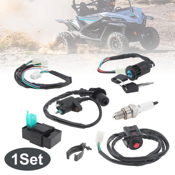 Wiring Loom Motorcycle Harness Engine Stop Switch Ignition Coil Cdi Box ...