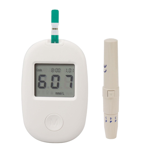 Household Precise Blood Glucose Monitor Kit 0.9µL Blood Sugar Test Kit ...