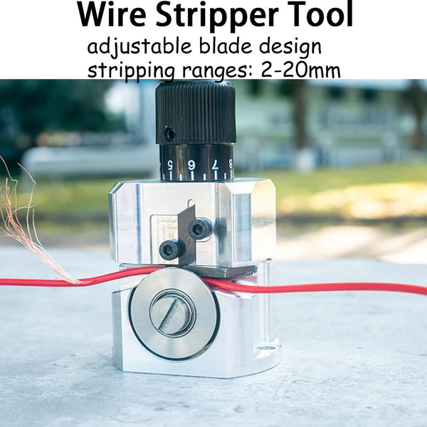 2-20mm Wire Stripper Tool Adjustable Aluminum Alloy Manual Cable Wire ...