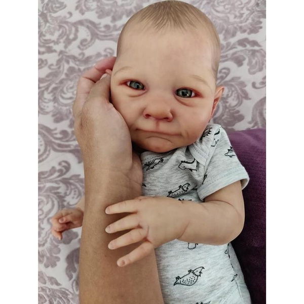 49cm Already Painted Finished Doll with Painted Hair Collectable Doll ...