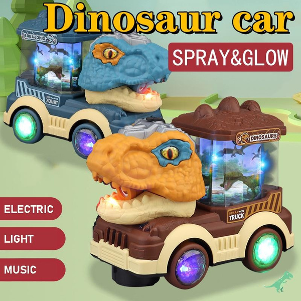 Electric Spray Dinosaur Car Tyrannosaurus Rex Triceratops Universal ...