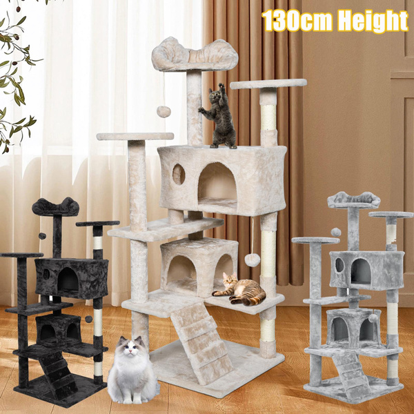 New Cat Tree Cat Tower with Scratching Post Cat Condos Kitty Climber ...