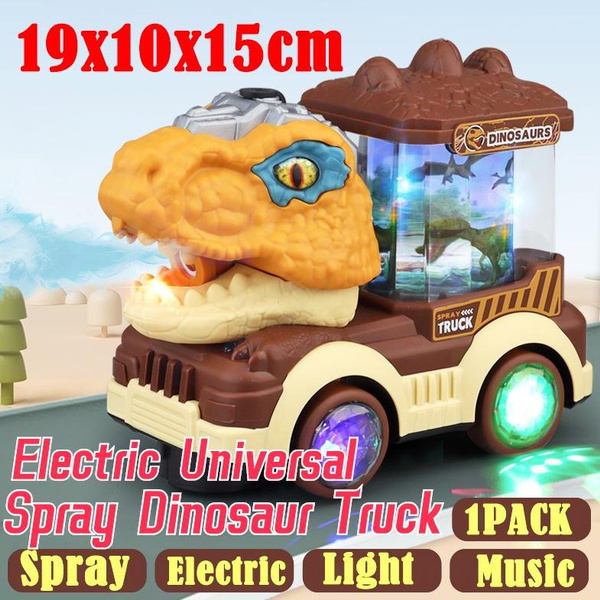 Electric Spray Dinosaur Car/Train Tyrannosaurus Rex Triceratops with ...