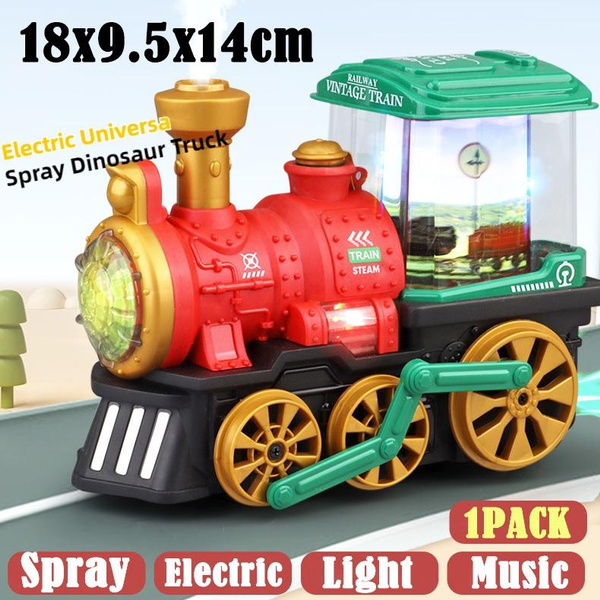 Electric Spray Dinosaur Car/Train Tyrannosaurus Rex Triceratops with ...