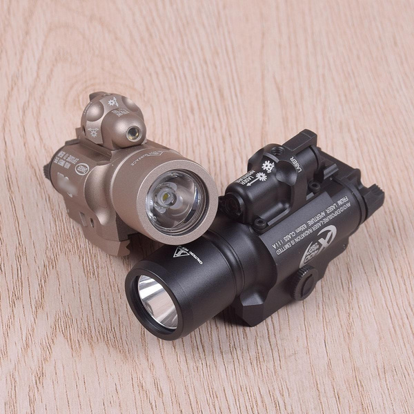 Tactical Weapons Light Red Laser Combo For Airsofts Handgun With 20mm ...