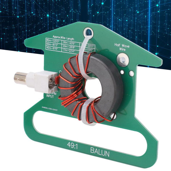 Balun PCB, Green Electric Component Balun for Shortwave Tuning Antenna ...