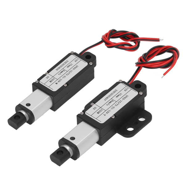 Electric Linear Actuator 0 59 Stroke 150n 33 7lbs Speed 0 15 Sec Metal Motion Actuator Small