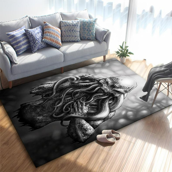 Get Lost in the Depths of Cthulhu Art with These Captivating Rugs | Wish