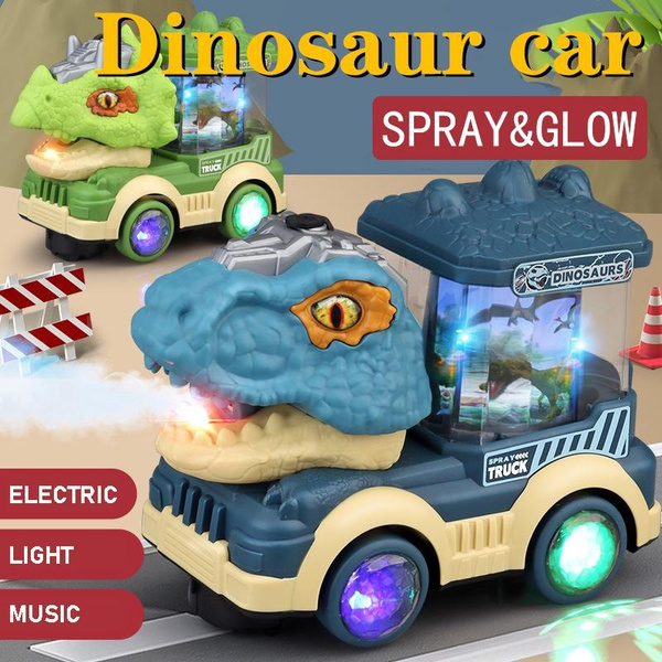 Electric Spray Dinosaur Car Tyrannosaurus Rex Triceratops Universal ...