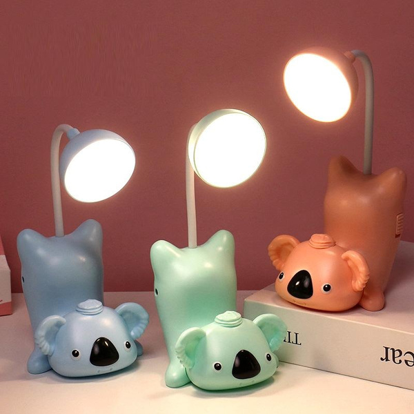 Cartoon Cute Koala USB Rechargeable LED Table Lamp Night Light Cute ...