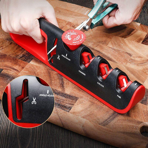 Professional Knife Sharpener Angle Adjustable 4In1 Knife Scissors | Wish