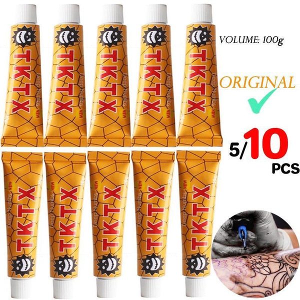 5PCS/10PCS 40% The Original TKTX Numb Cream Anesthetic 3-5 Hours Yellow ...