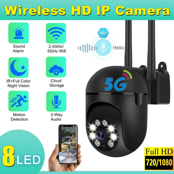 1080P/720P WiFi IP Camera Wireless Speed Dome PTZ CCTV IR NetCam ...