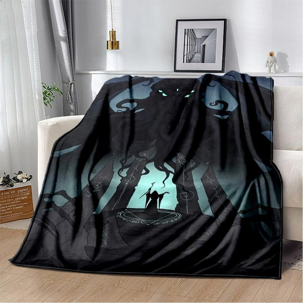 Stay Warm with this Cthulhu Art Blanket for Horror Fans | Wish