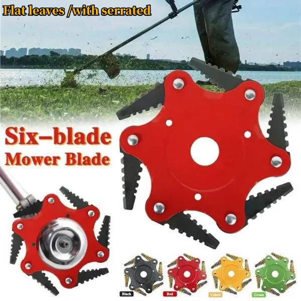 Lawn Mower Weeder Lawn Mower Six-blade Cutter Head Mower Accessories ...