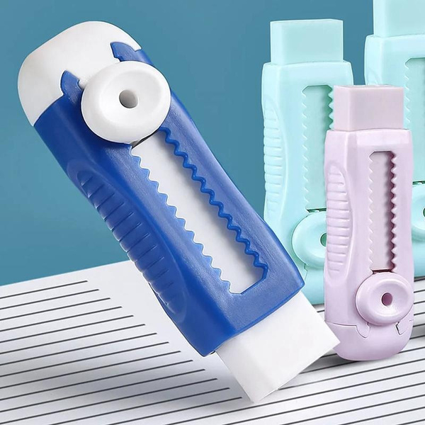 Pencil Eraser Useful Labor-saving Push Pull Rubber Creative Wiping ...