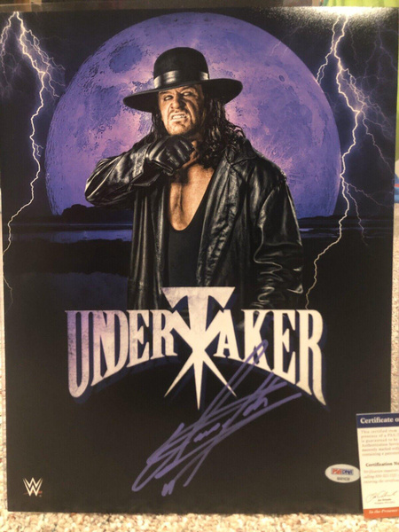 UNDERTAKER Signed Autograph Auto 11x14 Photo Poster painting Picture ...