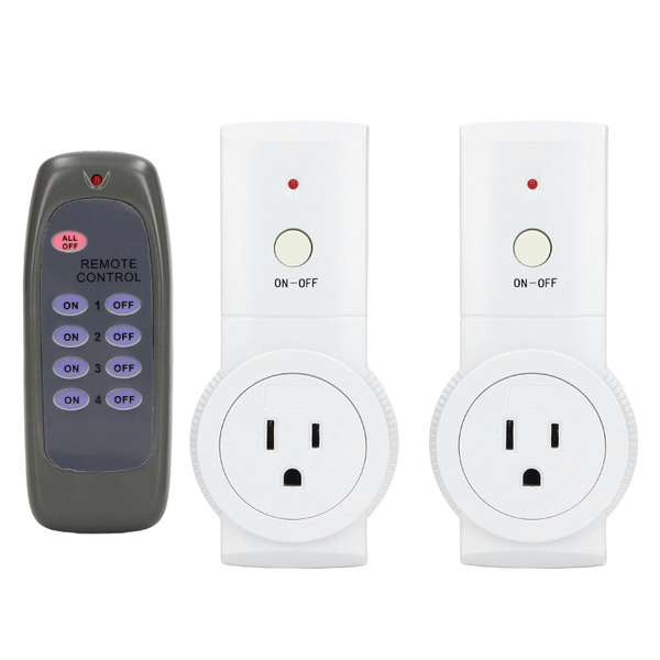 Remote Control Outlet Power Socket Receptacle US Plug 120V for Light ...