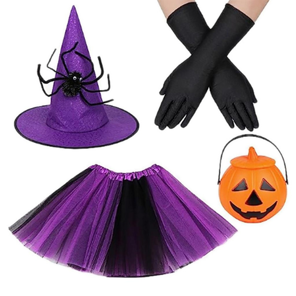 Kids Halloween Witch Wizard Cosplays Party Costume Dress up Girls ...
