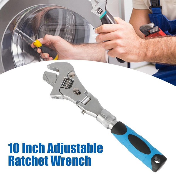 Multifunction 5 In 1 Torque Wrench 10 Inch Adjustable Ratchet Wrench ...