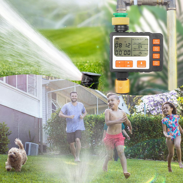 Digital Water Timer Programmable Outdoor Single Outlet Automatic On Off ...