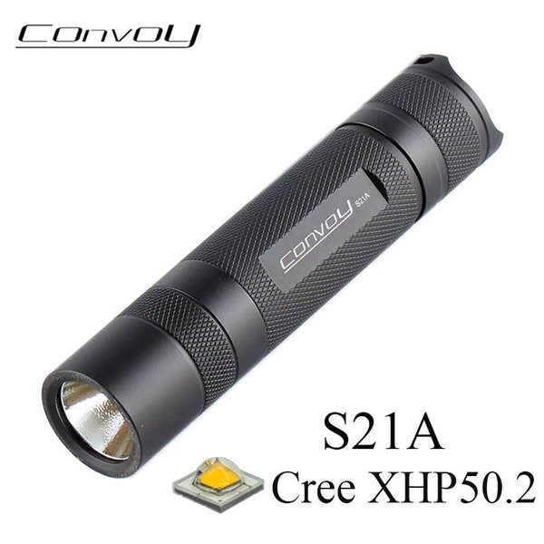 Convoy S21A With Cree XHP50.2 Led Flashlight Torch 21700 Super Powerful ...