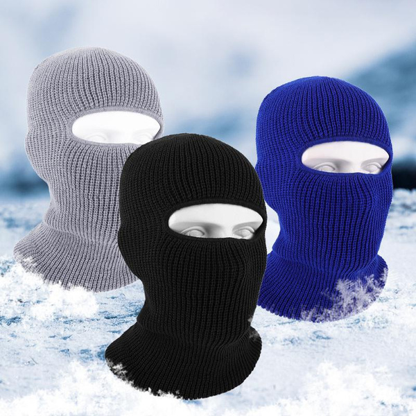 Unisex Full Face Cover Ski Mask Balaclava Beanies Hats For Men Women ...