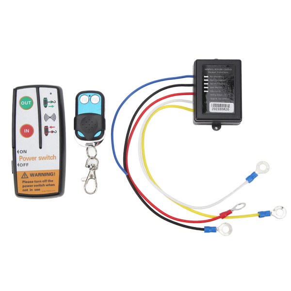 Wireless Remote Control Receiver Kit, 434MHz Wireless Winch Remote ...