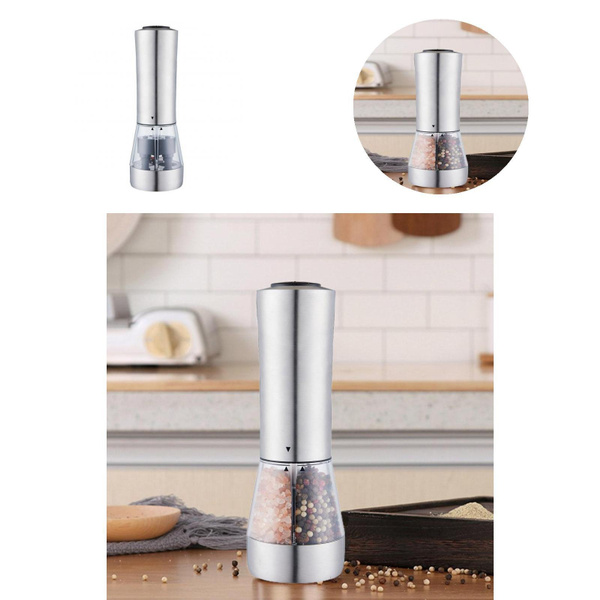 Battery Operated Salt Pepper Grinder Salt Pepper Grinder Electric Salt ...