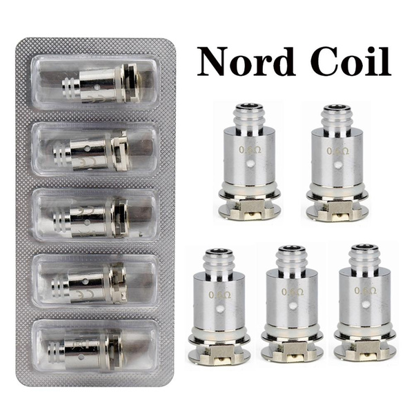 Nord Coil Mesh Coils 0.6ohm 1.4ohm Regular Cotton Wick Coils for SMOK ...