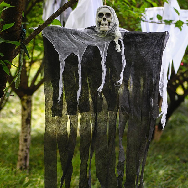 Halloween Horror Skull Hanging Decorations Ghost Outdoor Haunted House ...