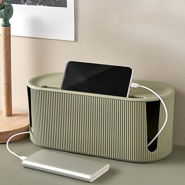 Nordic Plug Board Storage Box Cable Wire Organizer Case Socket Wireless ...