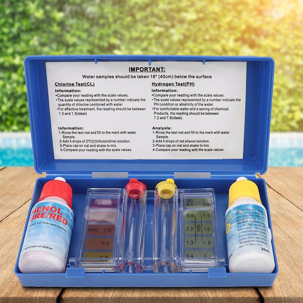 PH Water Test Kit Tester Hydrotool Testing Kit Swimming Pool Water ...